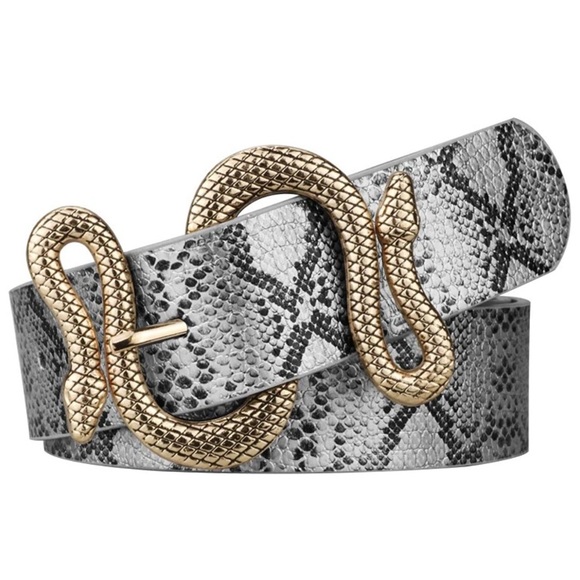 Accessories | Vintage Snake Belt Pu Leather | Poshmark